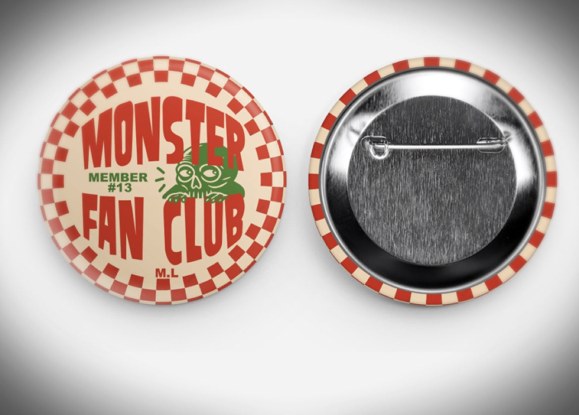 MONSTER FAN CLUB BUTTONS – miss ladybugca